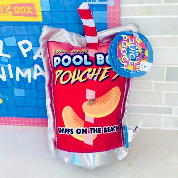 Bark | Dog | Nwt Bark Box Boozehound Juice Pooch Dog Toy Squeaky Large ...